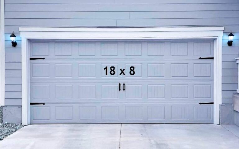 18×8 Garage Door – Perfect Size for a Single Car Garage